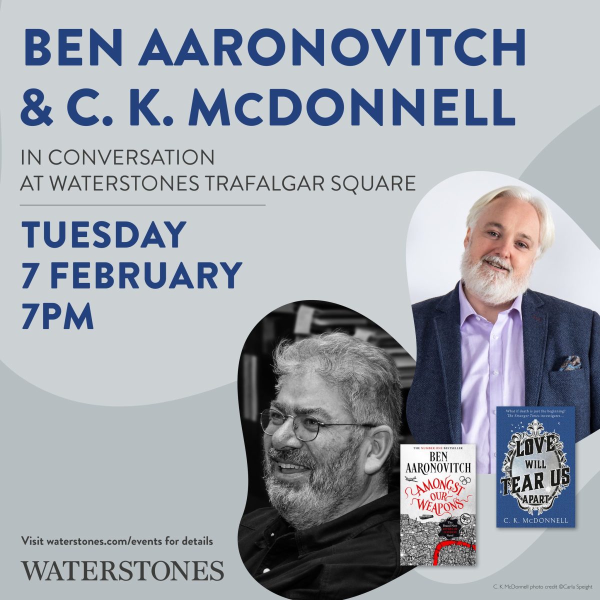 In Conversation with CAIMH MCDONNELL & BEN AARONOVITCH – Mark Stay Writes